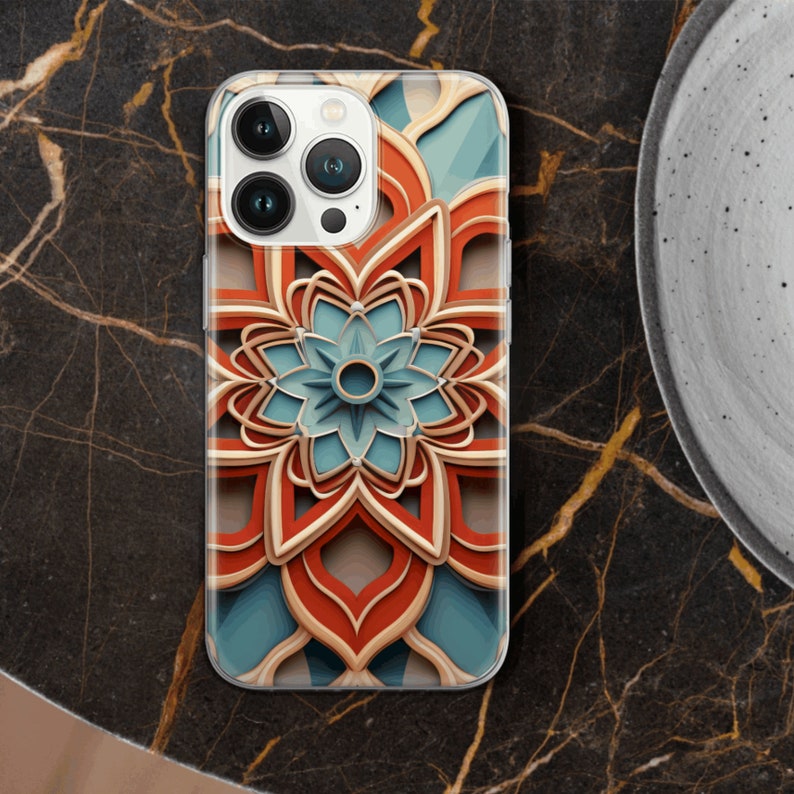 Flower of Life Phone Case Symbols Mandala Cover Fit for iPhone 17, 16 ...