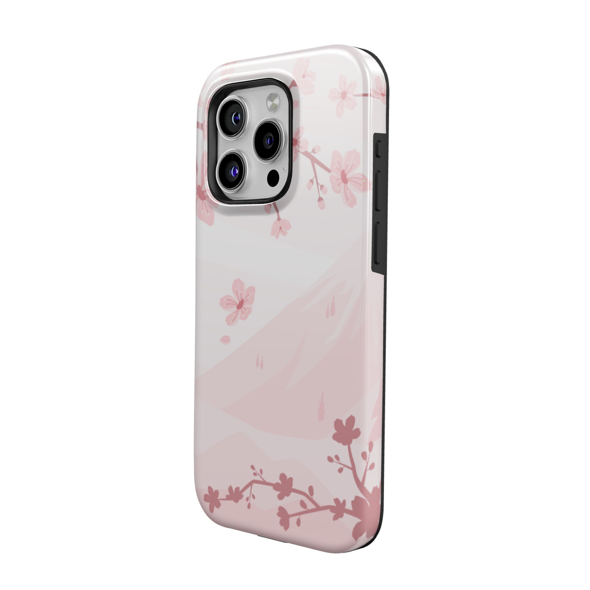 Tough Sakura Phone Case Japanese Cover for iPhone 15pro, 14, 13, 12, 11 ...