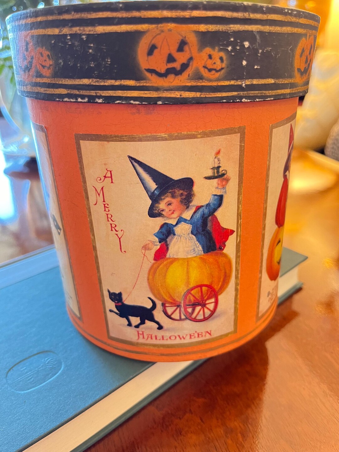 Fall and Halloween Decorative Box - Etsy