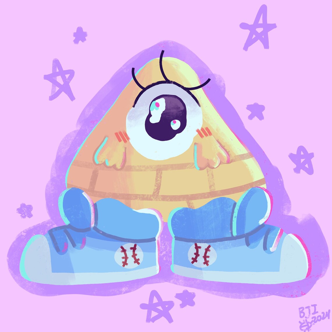 Baby Bill Cipher Print - Etsy