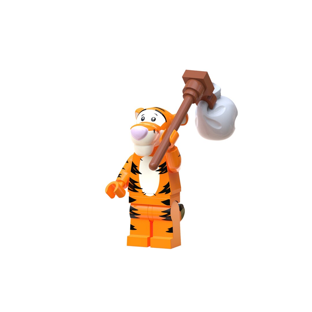 Tigger 3D Printed Minifigure - Etsy UK