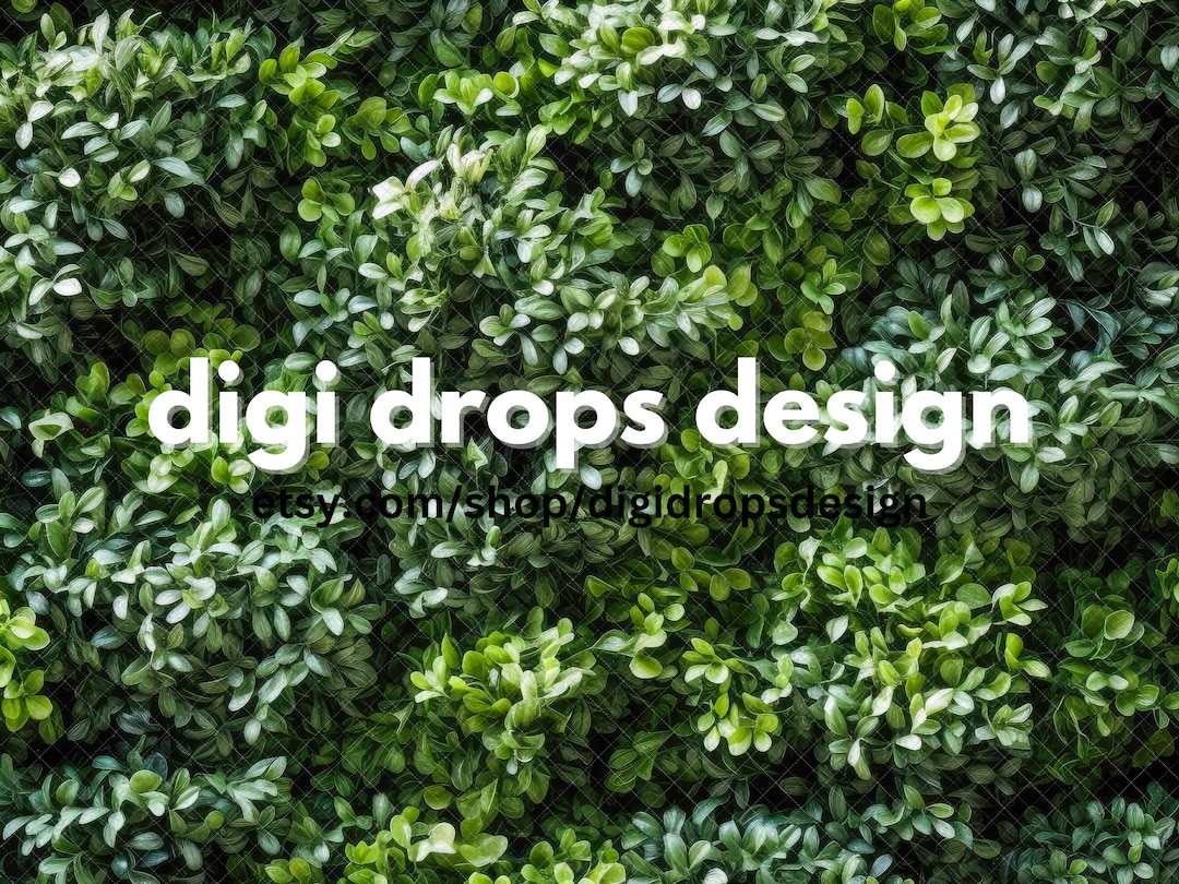 Boxwood Hedge Digital Backdrop | Composite Digital Background | Garden ...