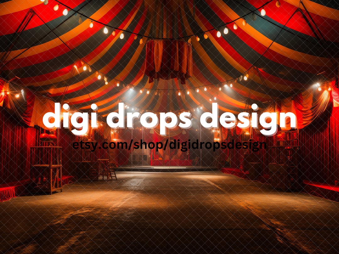 Circus Digital Backdrop | Composite Digital Background | Fairy Tale ...