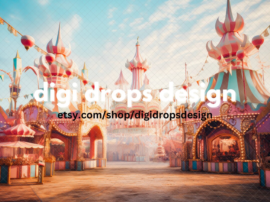 Circus Digital Backdrop | Composite Digital Background | Fairy Tale ...