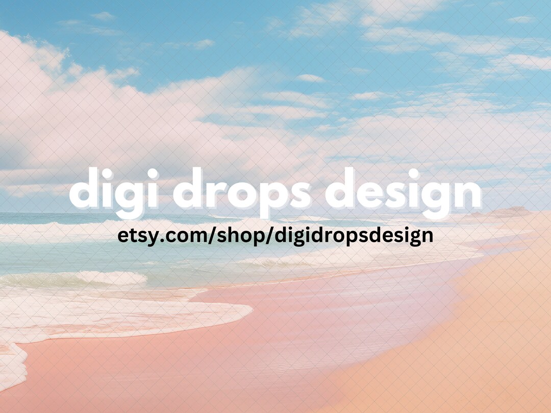Beach Digital Backdrop | Composite Digital Background | Summer - Etsy