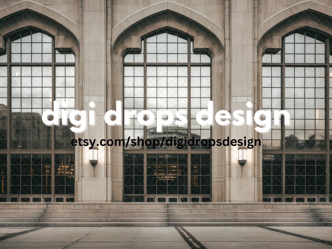 Downtown Building Digital Backdrop | Composite Digital Background - Etsy