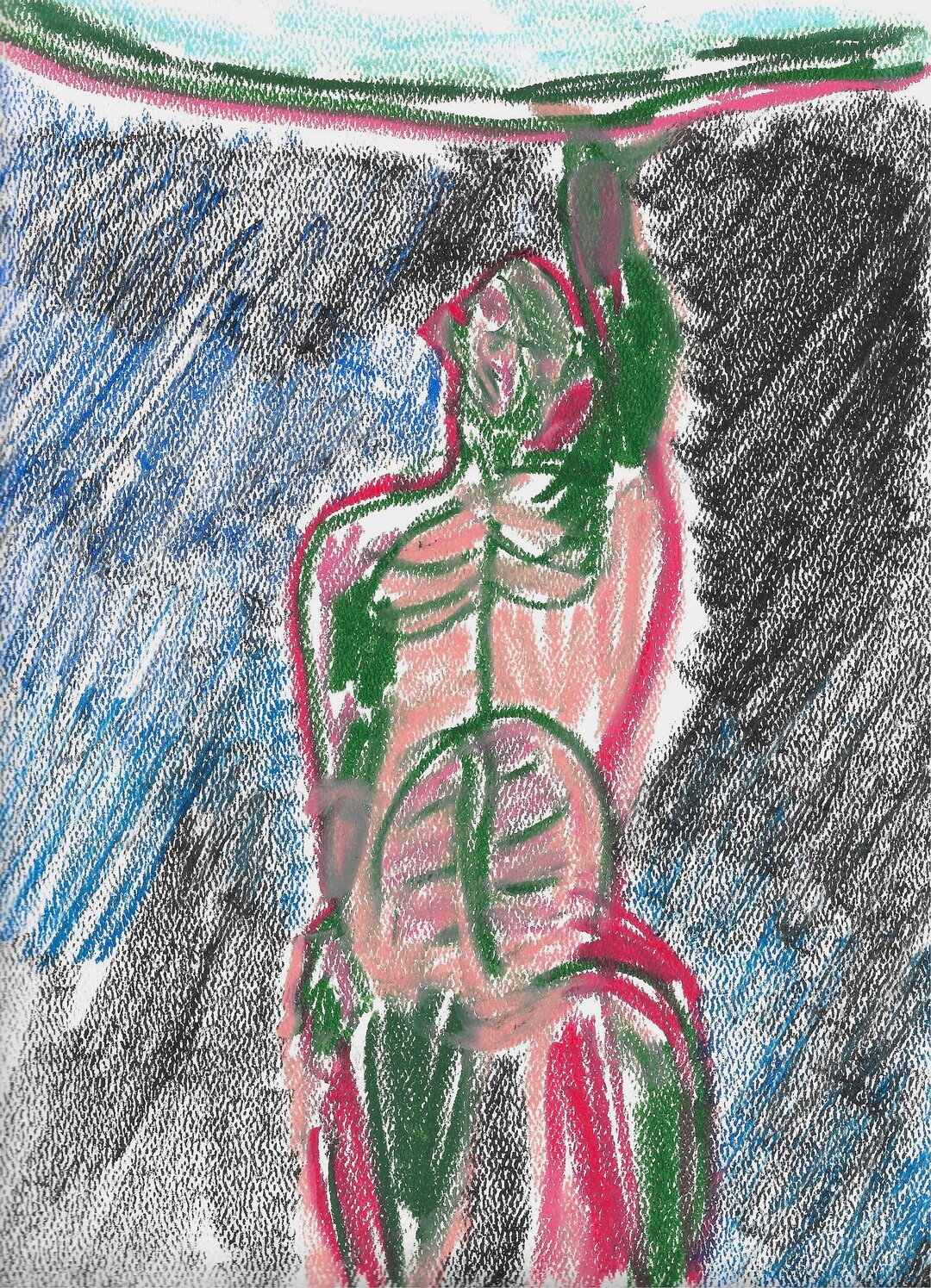 Atlas 1 - Digital Print of Pastel Expressionism - Etsy