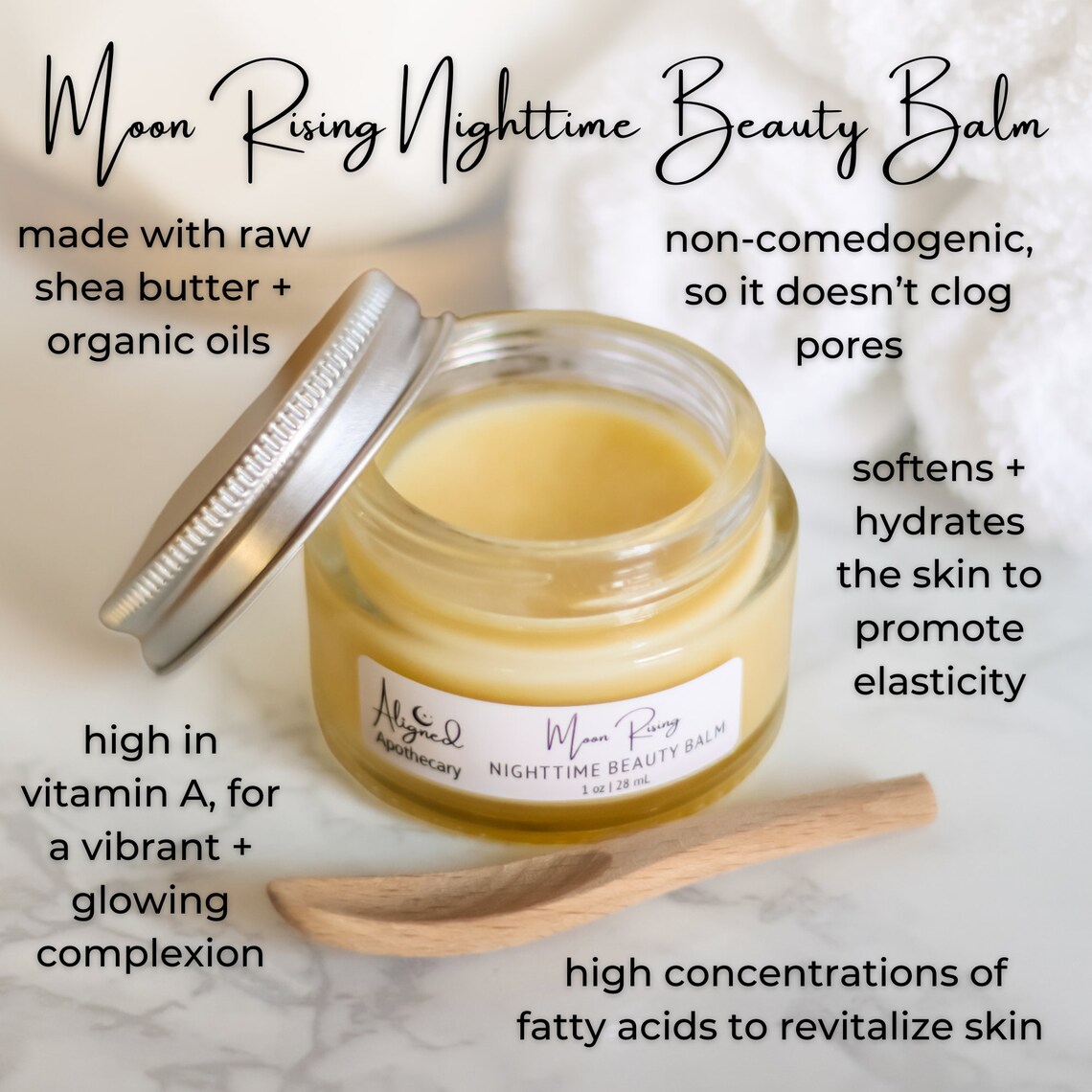 Shea Butter Night Face Balm: Organic Facial Moisturizer - Etsy
