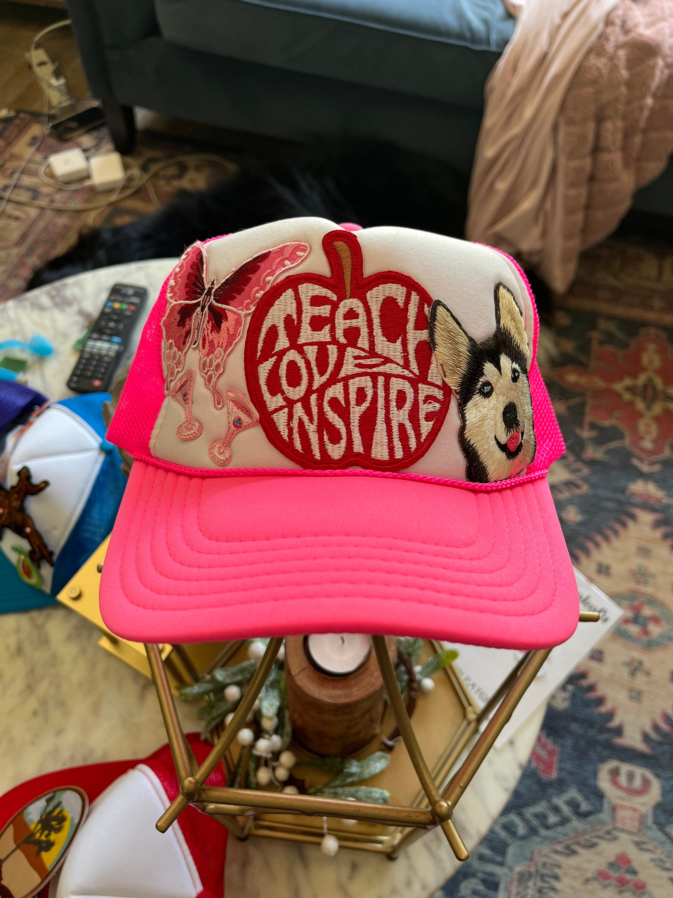 Personalized Patch Collage Hats - Etsy