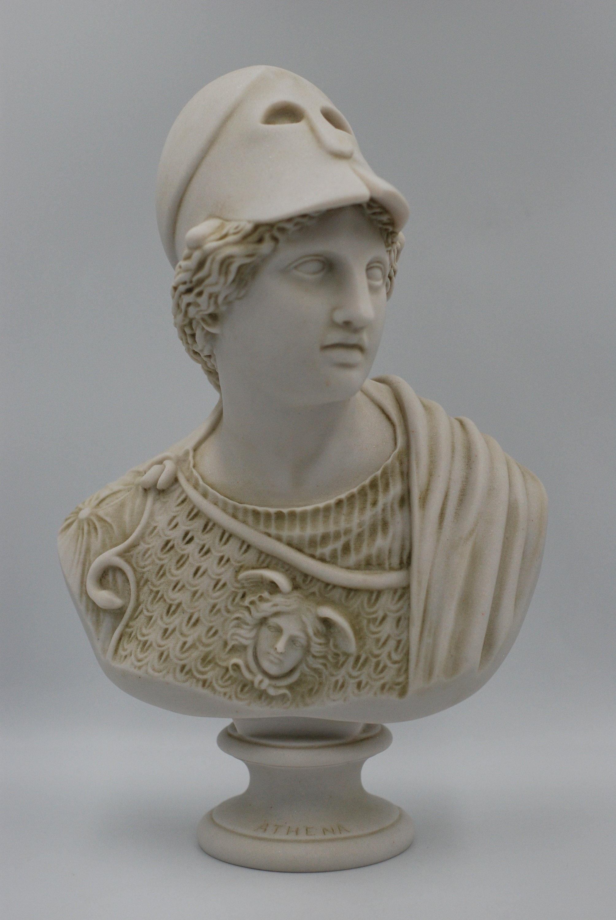 Handmade Athena Statue Replica, Wisdom & Warfare Symbol, Greek ...