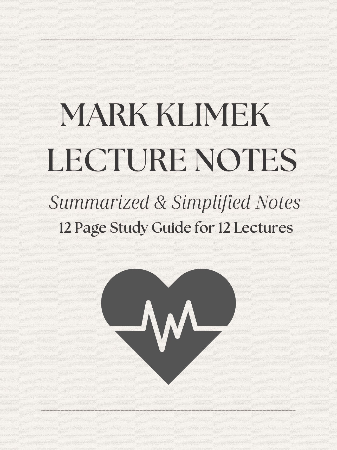 Mark K 12 Page Summarized Notes NCLEX - Etsy