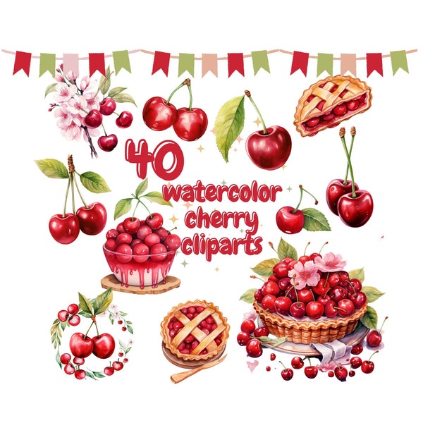 Fruit Pie Clipart - Etsy