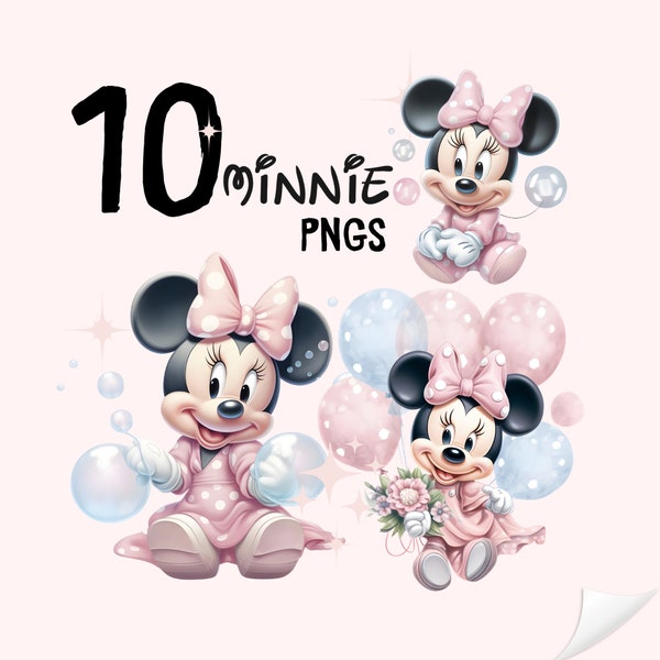 Minnie Clipart - Etsy