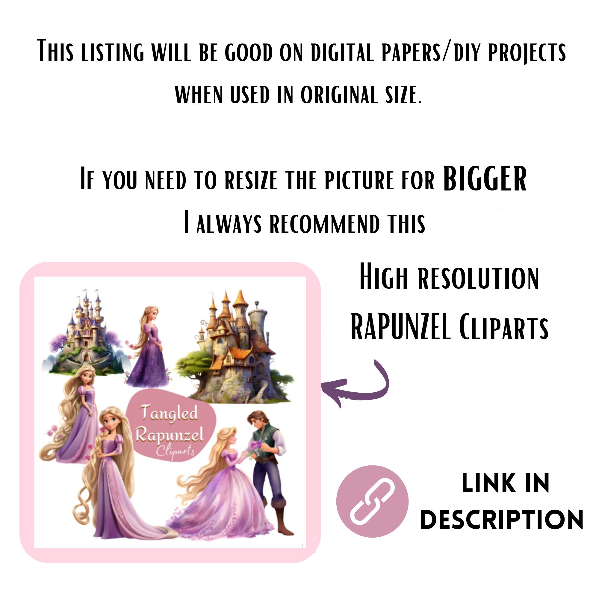 Rapunzel Clipart Bundle Tangled Clipart png Tangled Rapunzel - Etsy México