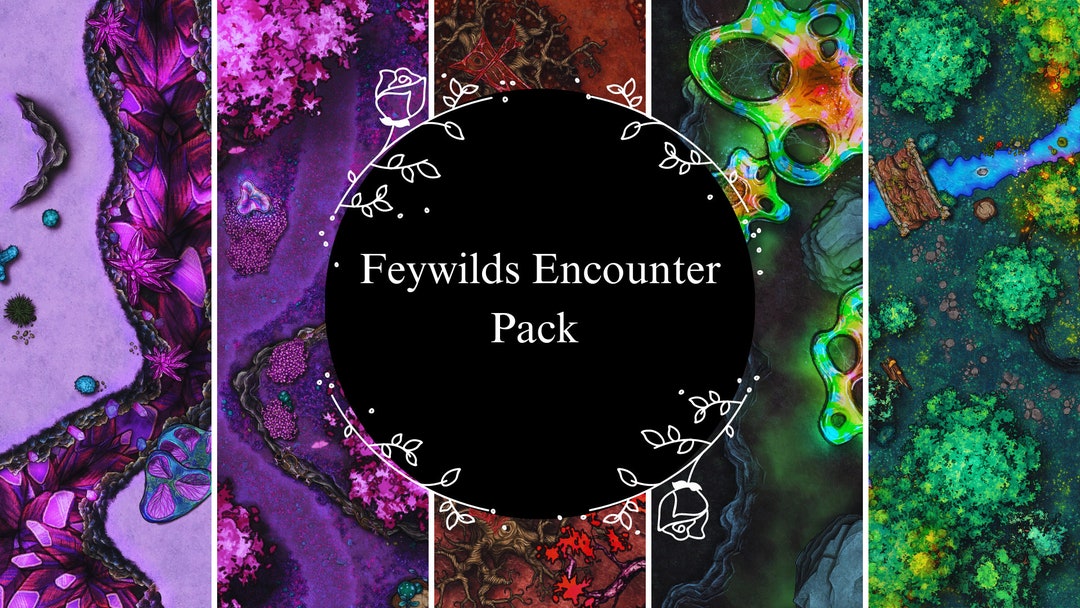 Feywilds Battle Maps for Dungeons and Dragons, Roll20, Foundry, Dnd ...