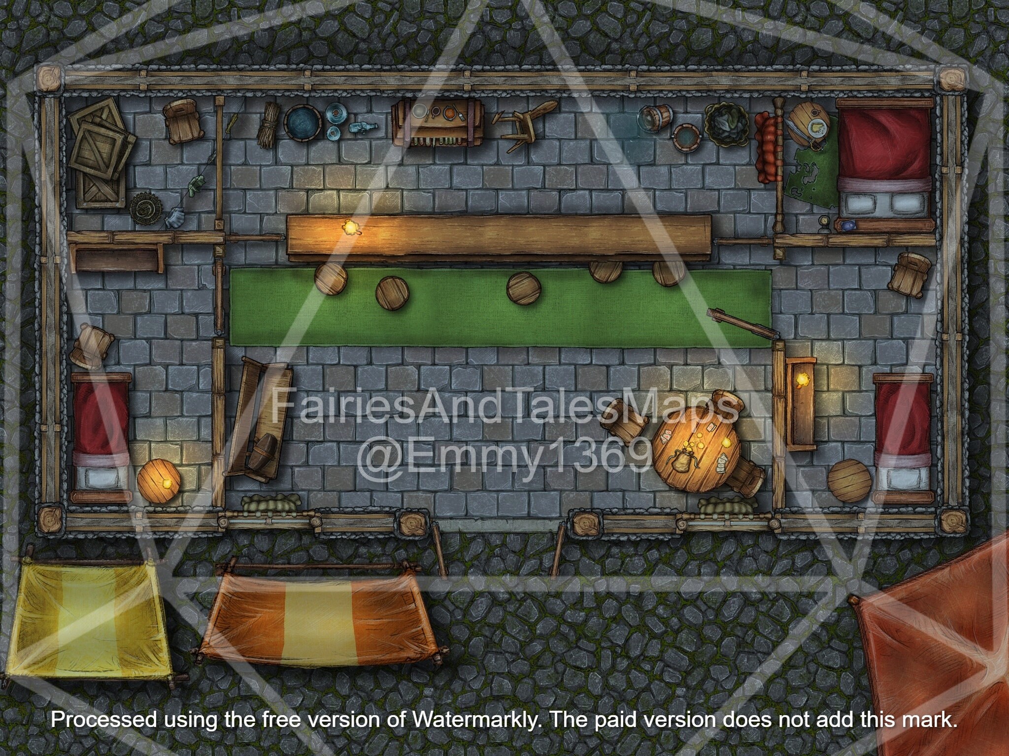 Wacky and Whimsical Tavern Maps, Battle Maps for Dungeons and Dragons ...