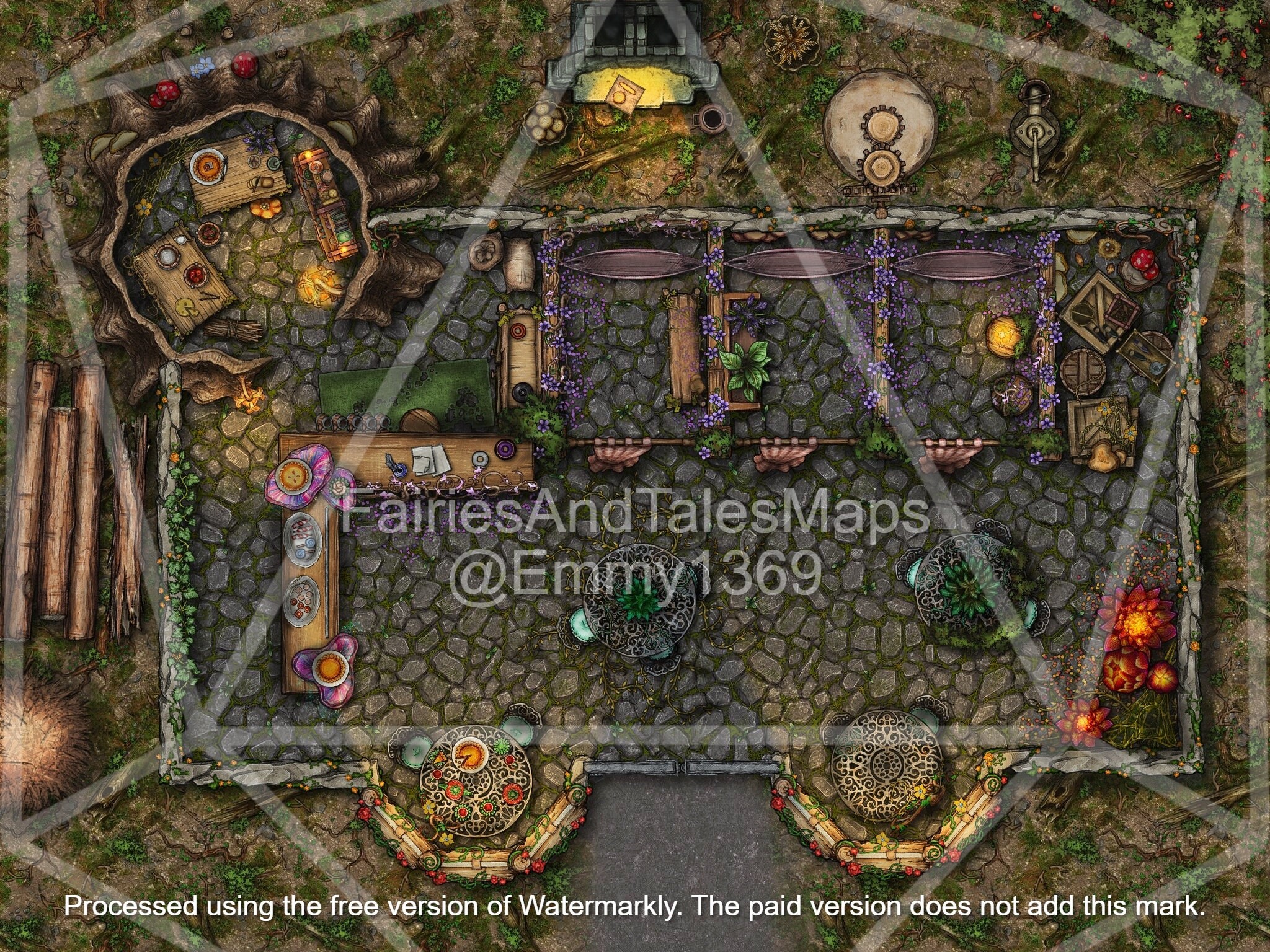 Wacky and Whimsical Tavern Maps, Battle Maps for Dungeons and Dragons ...