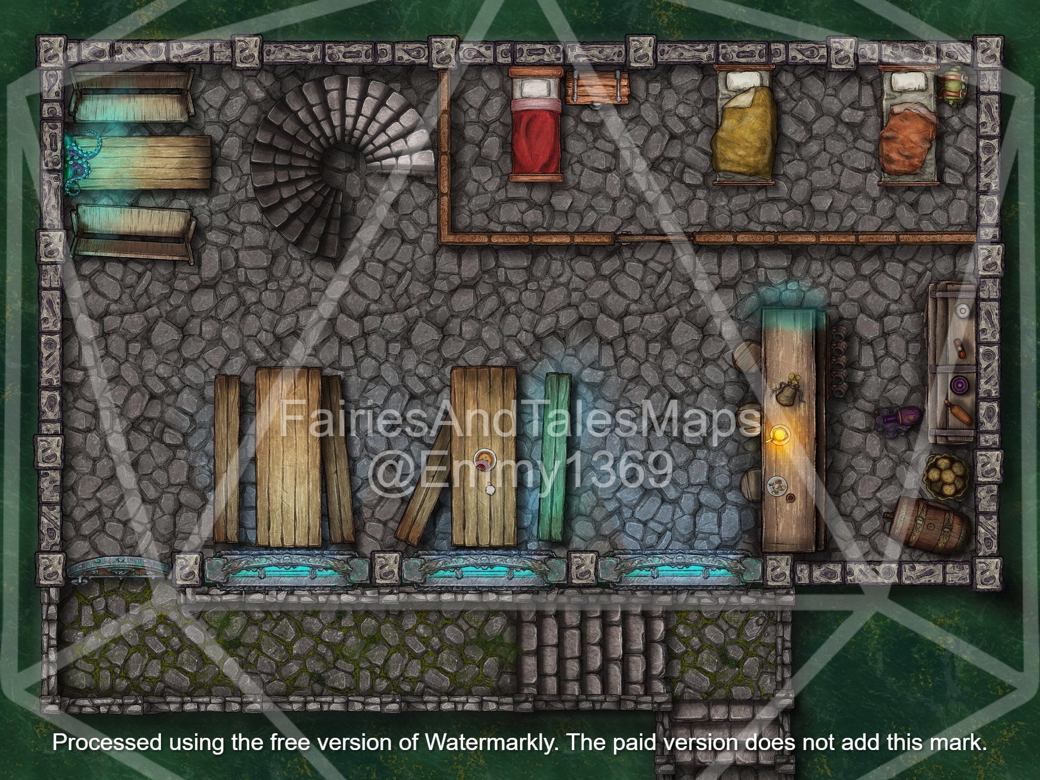 Wacky and Whimsical Tavern Maps, Battle Maps for Dungeons and Dragons ...