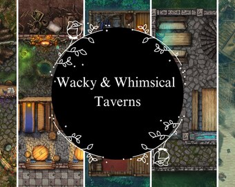 Simple Tavern Map, Battle Maps for Dungeons and Dragons, Roll20 ...