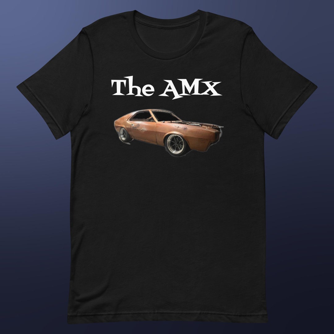 1969 Amc Amx Front Side View T Shirt - Etsy