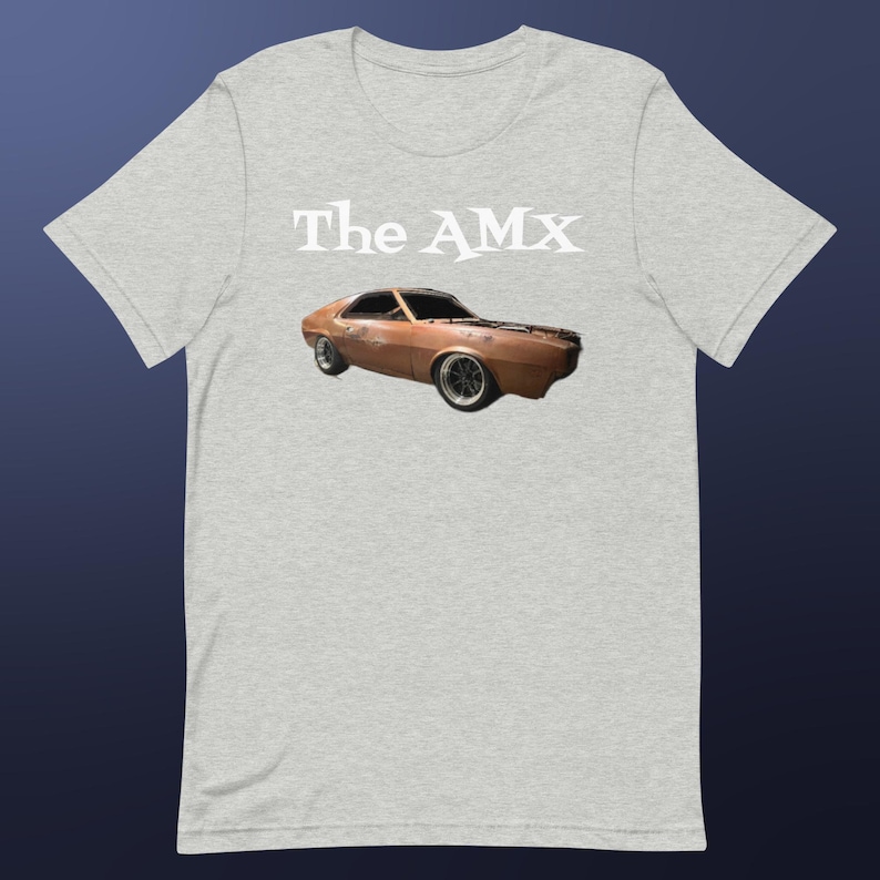 1969 Amc Amx Front Side View T Shirt - Etsy