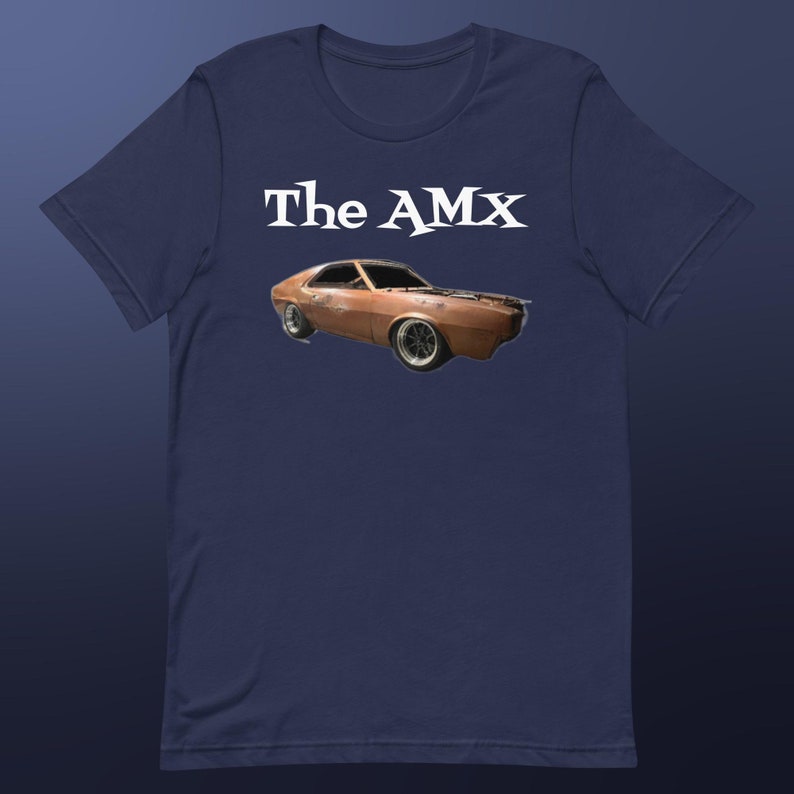 1969 Amc Amx Front Side View T Shirt - Etsy
