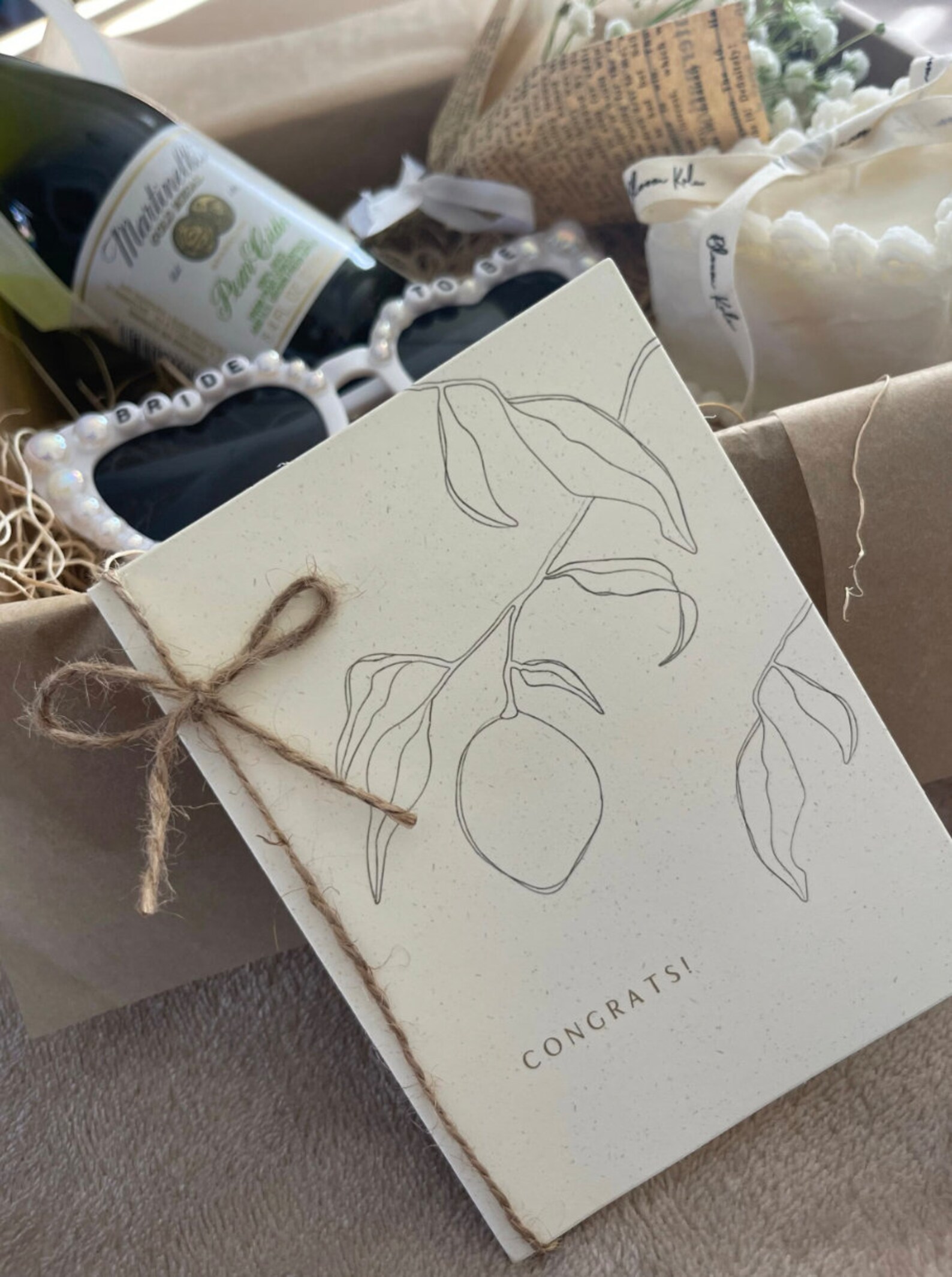 Bride Gift Box Wedding Engagement Congrats Couple Sustainable Gifting ...