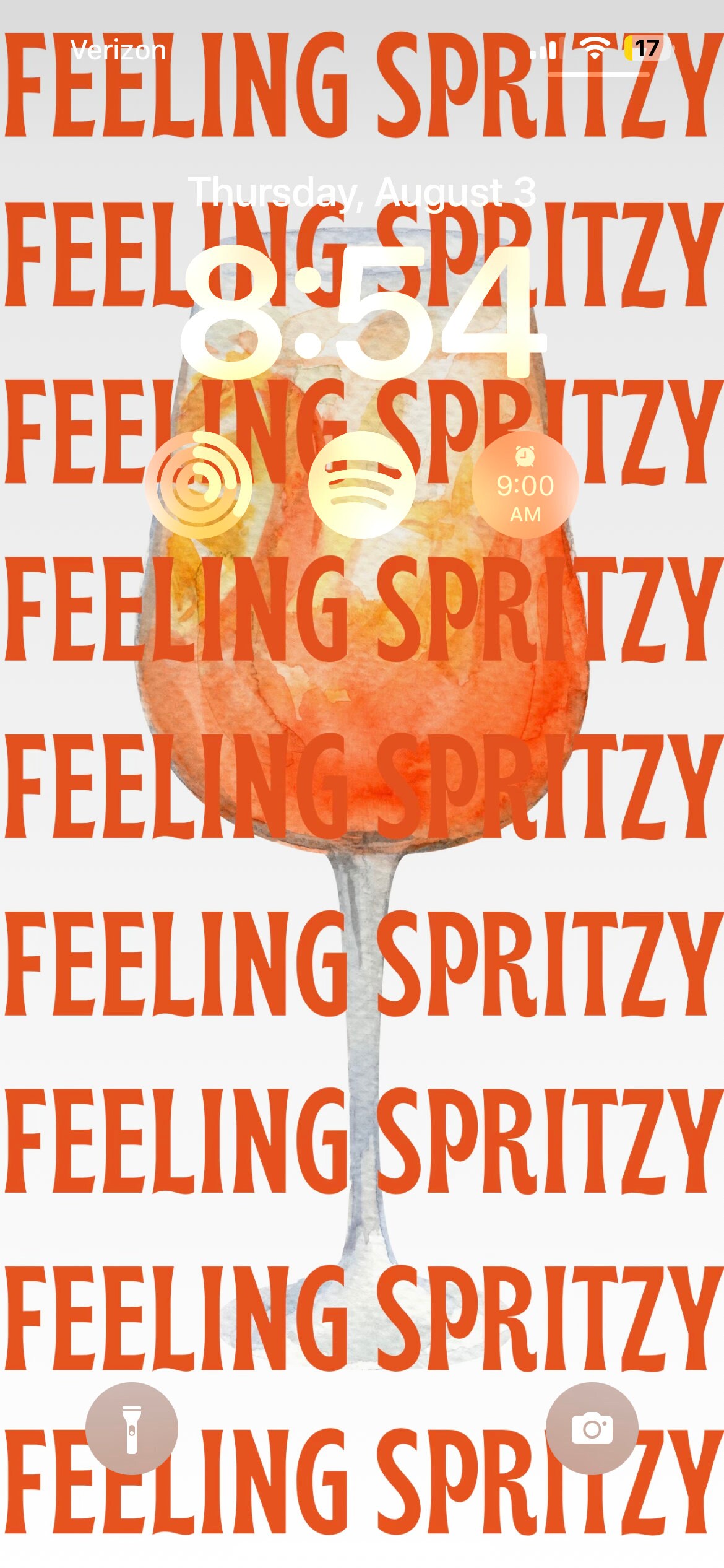 Set of 2 Aperol Spritz Phone Wallpaper Backgrounds Summer - Etsy