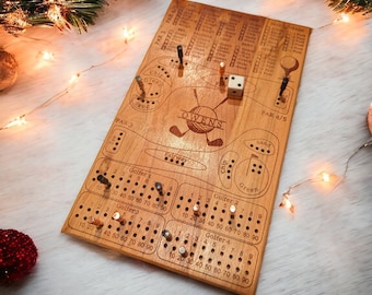 Custom Baseball Dice Board Game Personalized, Wood, Family Fun Game - Etsy