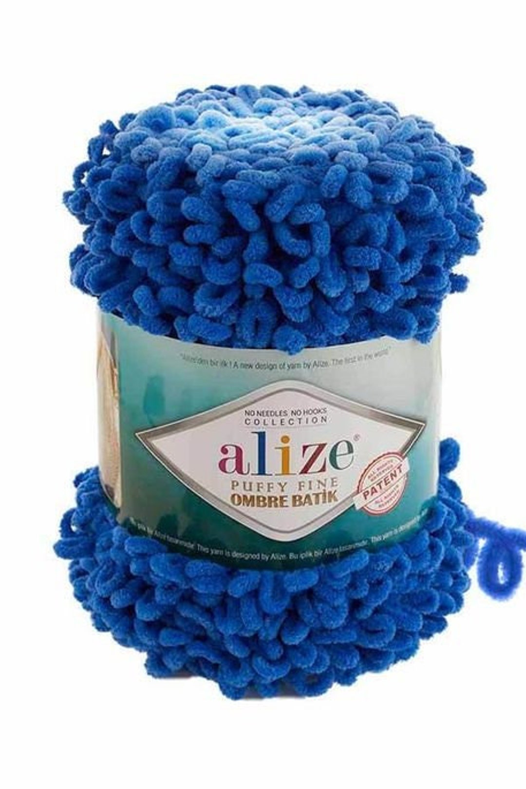 Alize Puffy Fine Ombre Batik Yarn IRELAND, BIG Skein, Baby Blanket ...