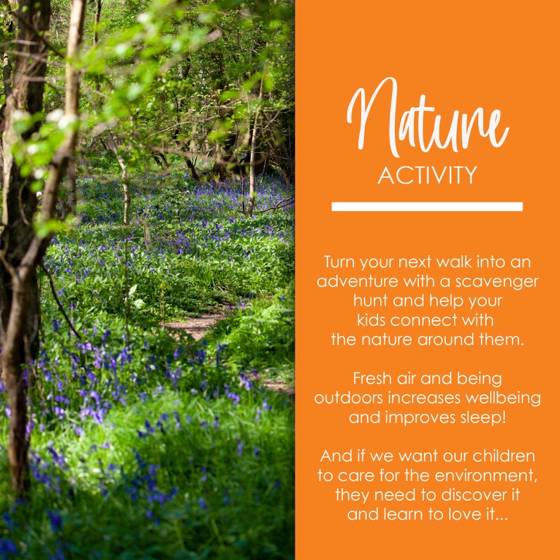 Spring Scavenger Hunt and Outdoor Nature Trail Art Activity for Kids - Etsy