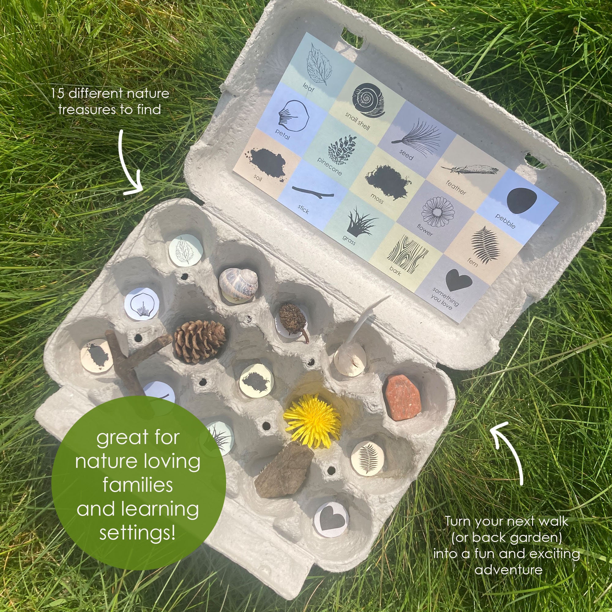 Egg Carton Scavenger Hunt | Outdoor Activities for Kids | Outdoor Toy ...