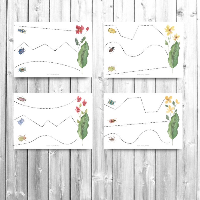 Minibeast Cutting Practice Worksheets Scissor Practice Nature Activity ...