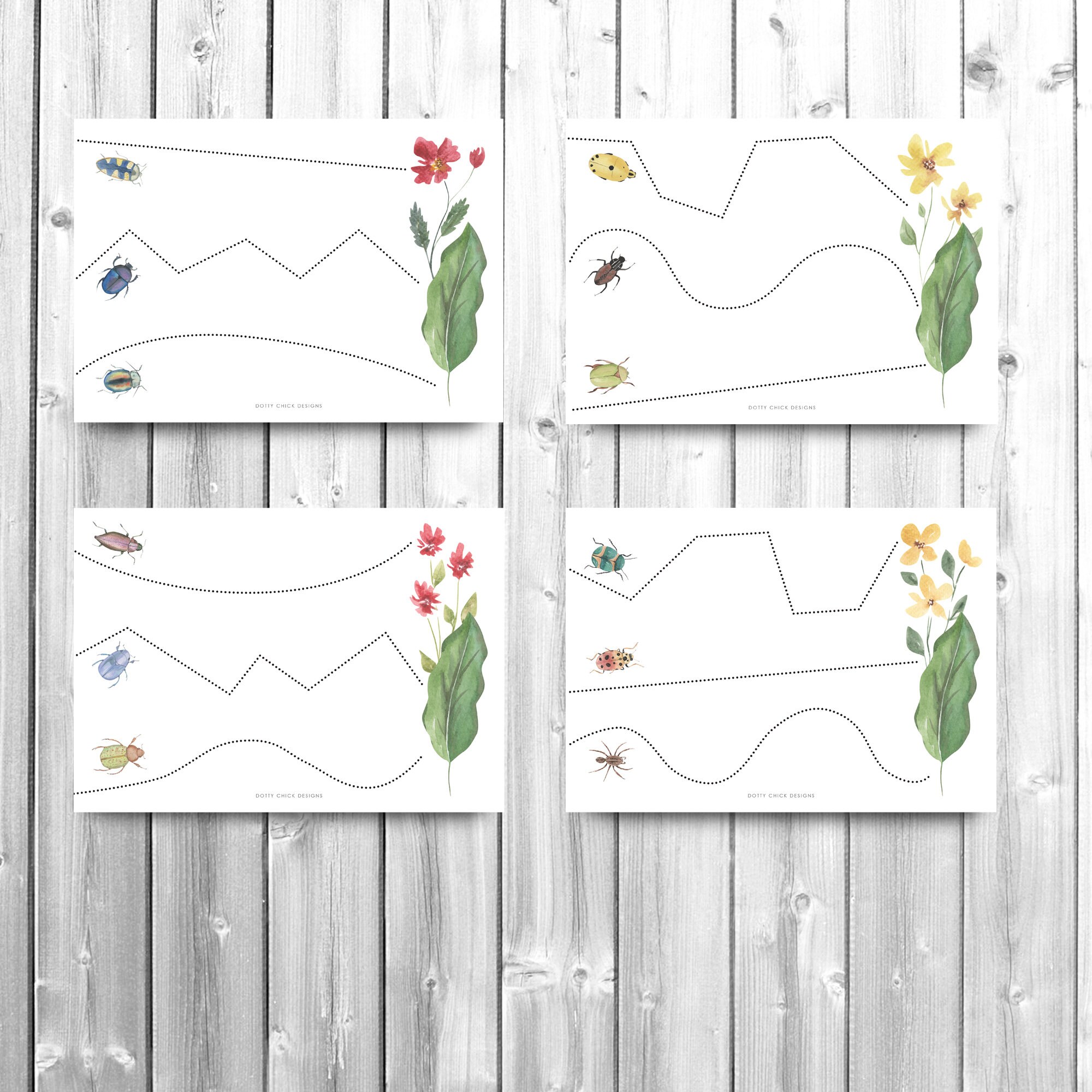 Minibeast Cutting Practice Worksheets Scissor Practice Nature Activity ...