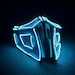 Blue Ninja Light-up Mask - Rave Mask - Ninja Mask - Fighter Mask ...