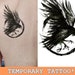 Vegvisir viking Compass, Valknut and Wolf Temporary Tattoo Norse ...