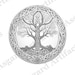 Yggdrasil Tree of Life Tattoo Design Instant Digital L Download | Norse ...