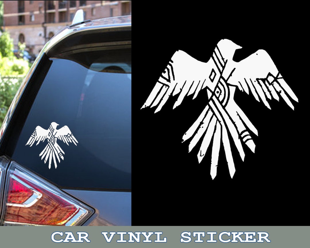 Raven Celtic Style Car Vinyl Sticker | Car Sticker | Norse Mythology - Etsy