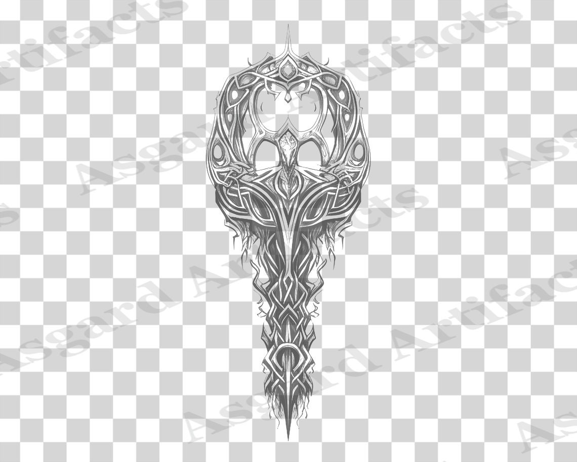Tribal Tattoo Design Instant Digital Download | Transparent Background ...