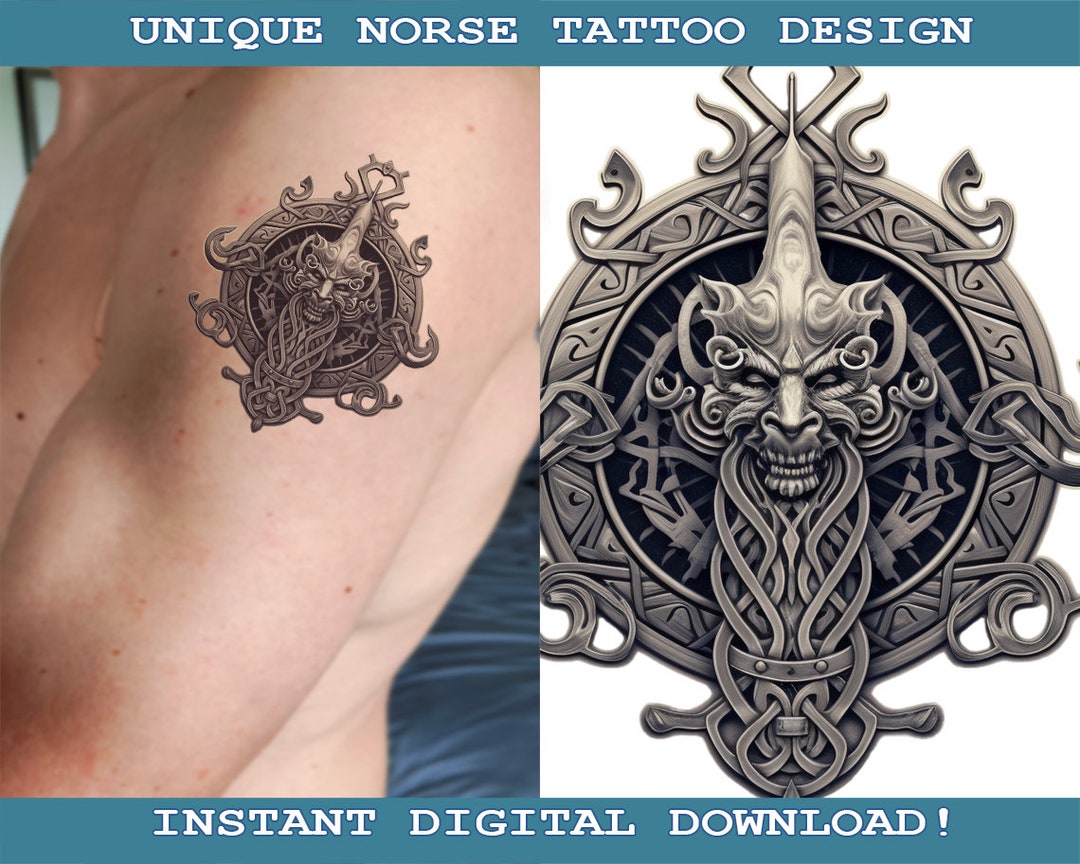 Norse Tribes Tattoo Design Instant Digital Download | Transparent ...