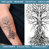 Vegvisir "viking Compass", Valknut and Wolf Temporary Tattoo | Norse ...