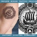 Viking Ship Tattoo Design Instant Digital Download | Transparent ...