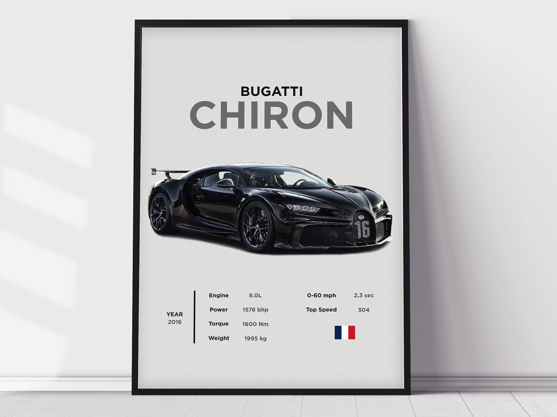 Bugatti Chiron Poster Print, Boys Room Decor, Home Office Art, Room ...