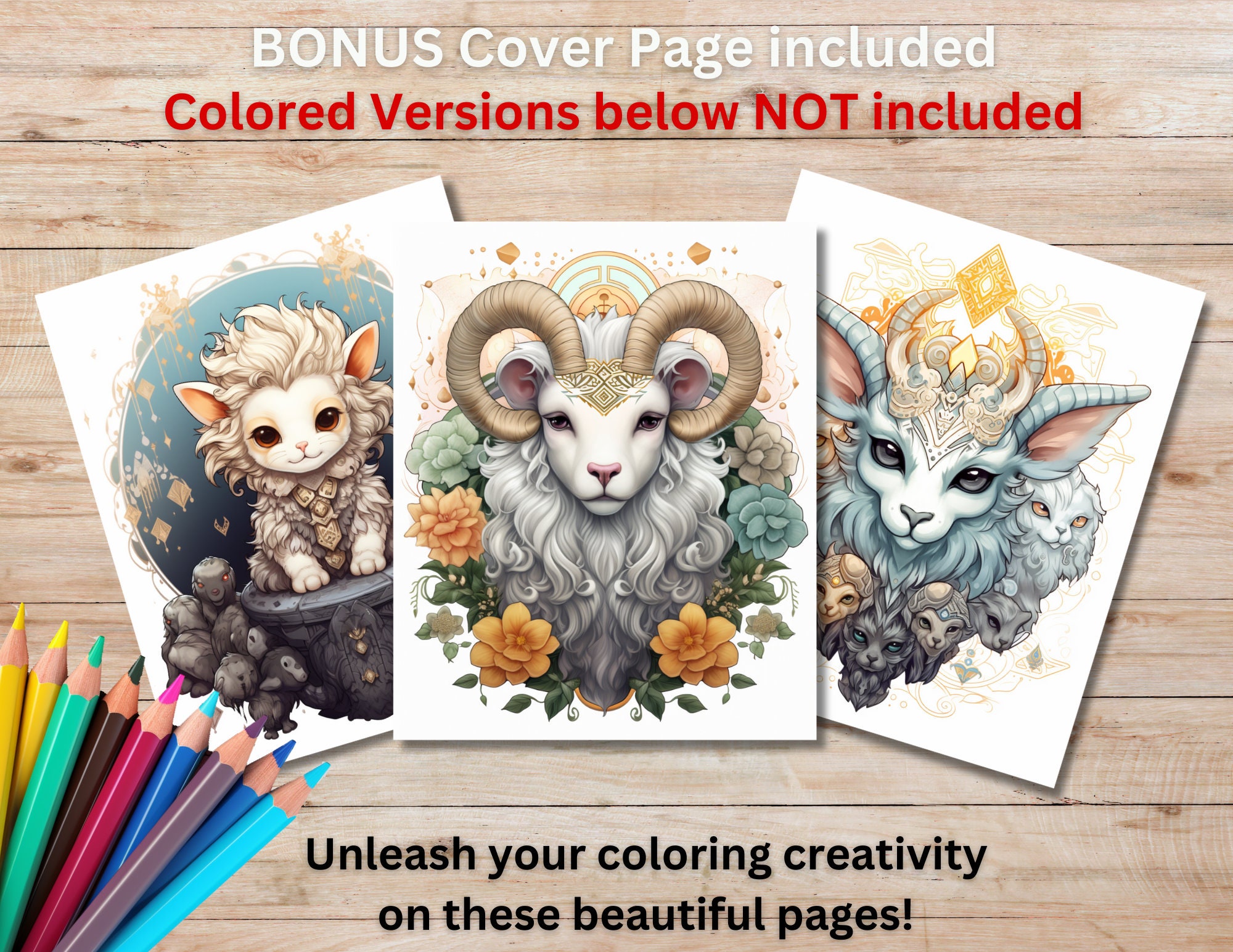 Zodiac Animals Coloring Pages Cute Zodiac Coloring Pages Adult Coloring ...