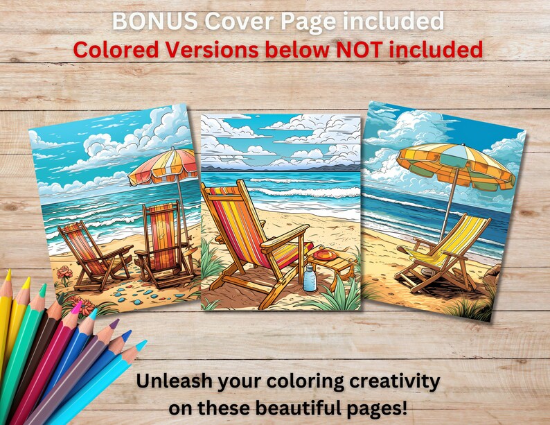 Summer Beach Coloring Pages Summer Time Coloring Pages Adult Coloring ...