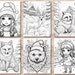 Winter Coloring Pages Christmas Coloring Pages Adult Coloring Book PDF ...