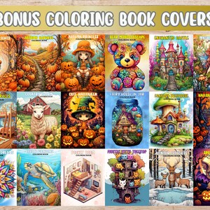 Coloring Book Whole Shop Bundle Coloring Pages Bundle PDF Printable ...