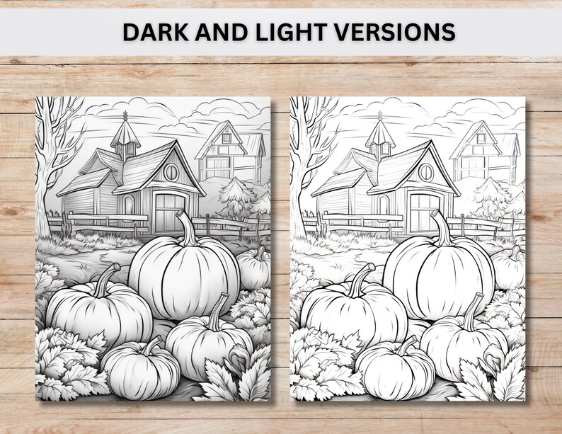 Autumn Harvest Coloring Pages Pumpkin Patches Coloring Pages Adult ...