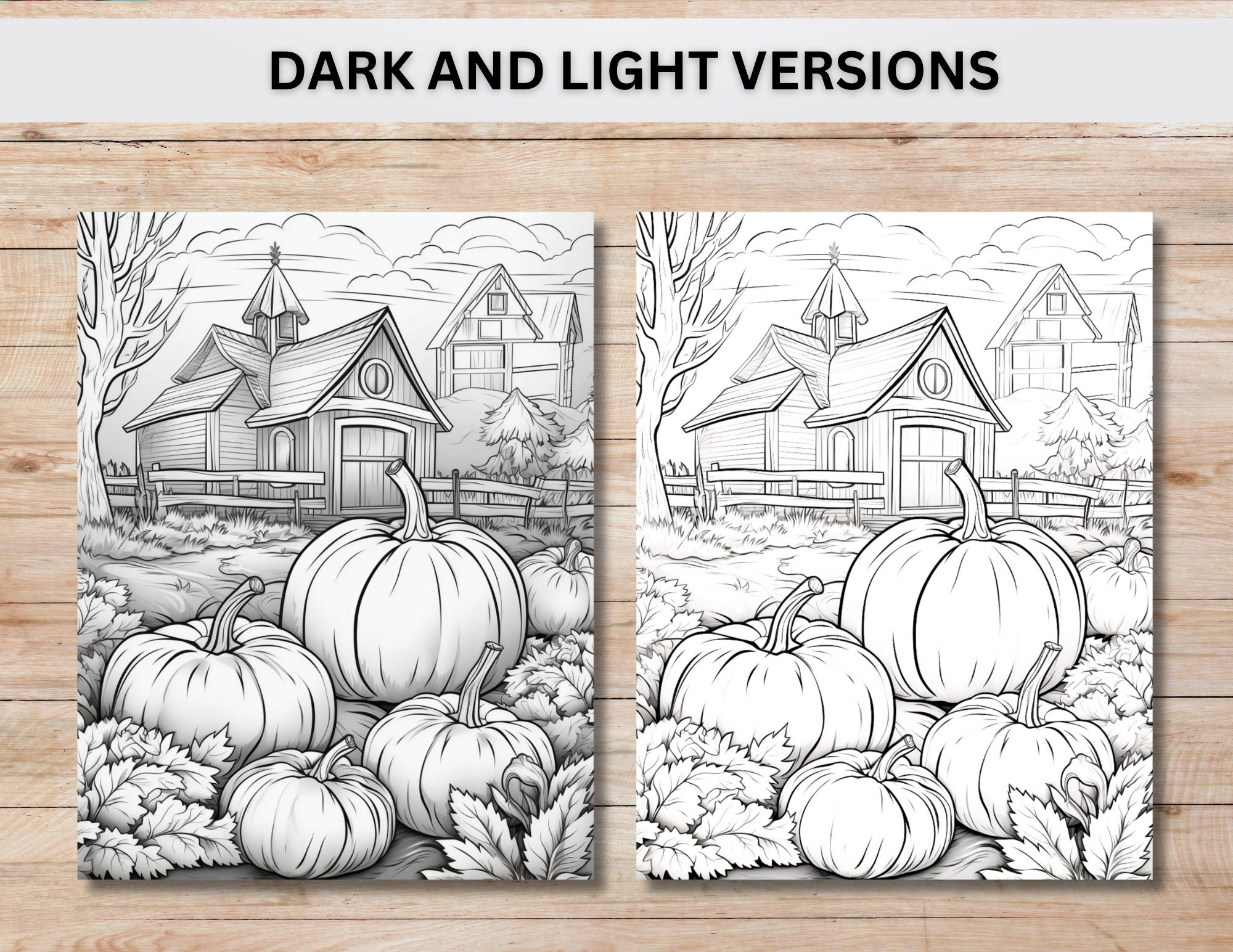 Autumn Harvest Coloring Pages Pumpkin Patches Coloring Pages Adult ...