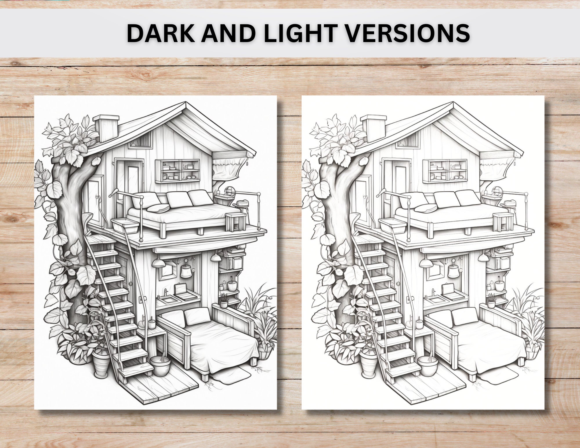 Cute House Interior Coloring Pages Isometric Room Coloring Pages Cute ...